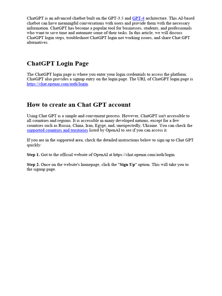 Chat GPT | PDF | Login | User (Computing)