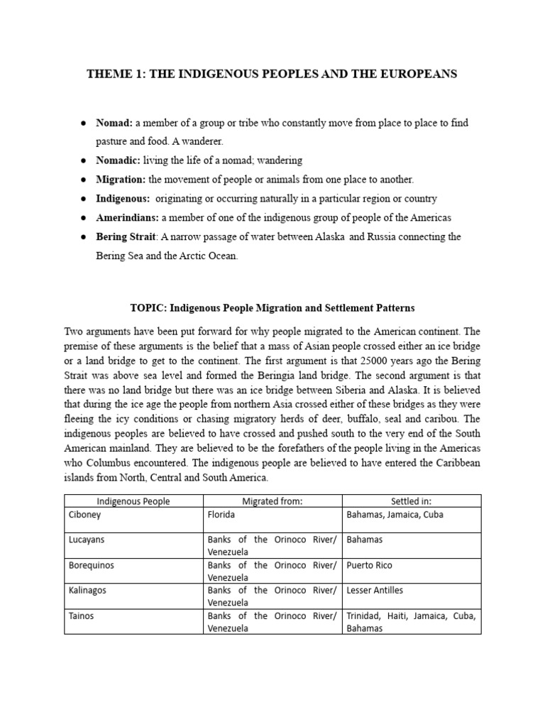 Theme 1 Notes | PDF | European Colonization Of The Americas | Maya ...