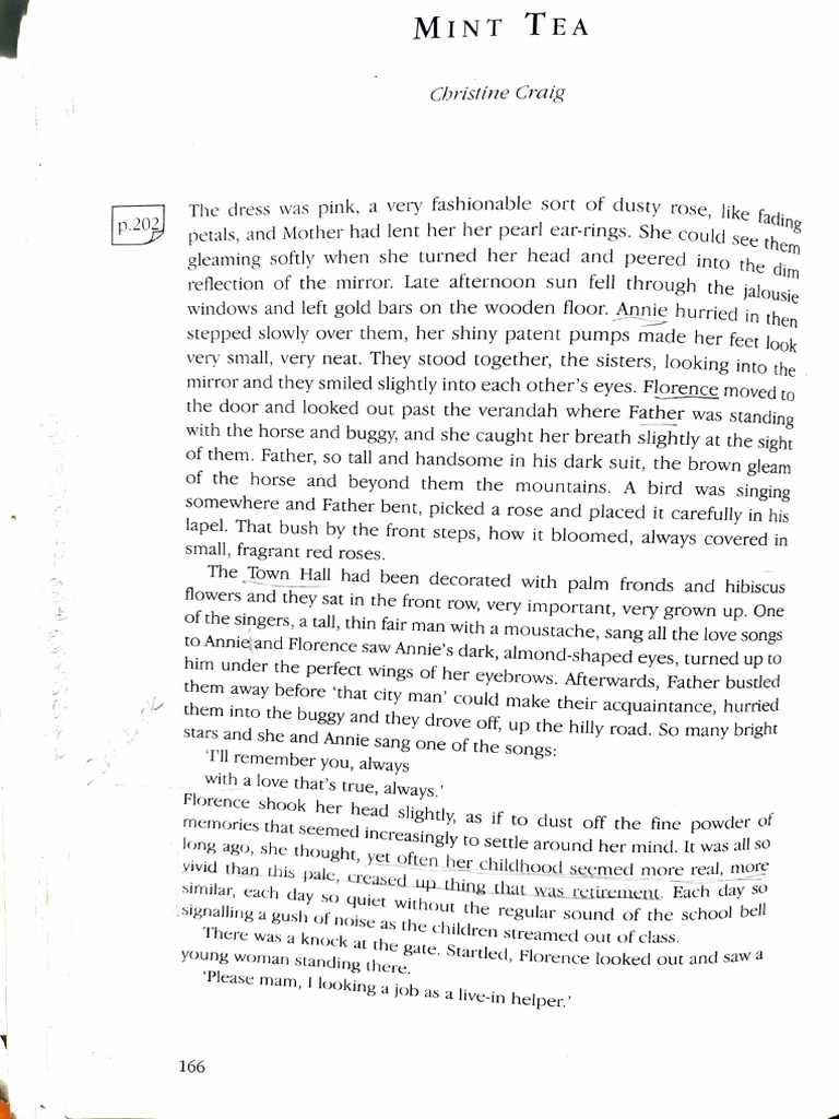 Mint Tea by Christine Craig | PDF