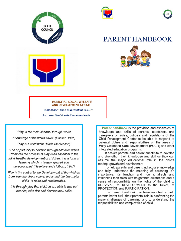 Parents Handbook SJDCC Correct | PDF