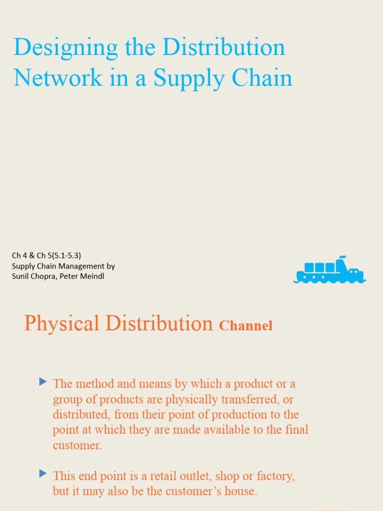 Designing The Distribution Network | PDF | Computers