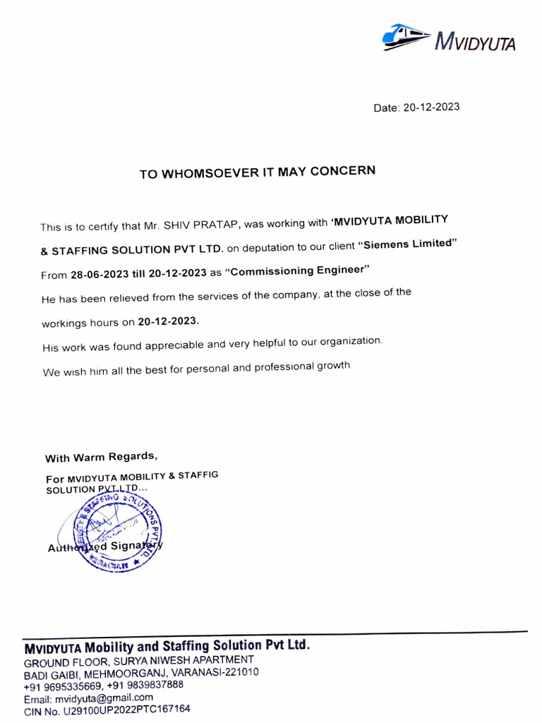 Shiv Pratap Reliving | PDF