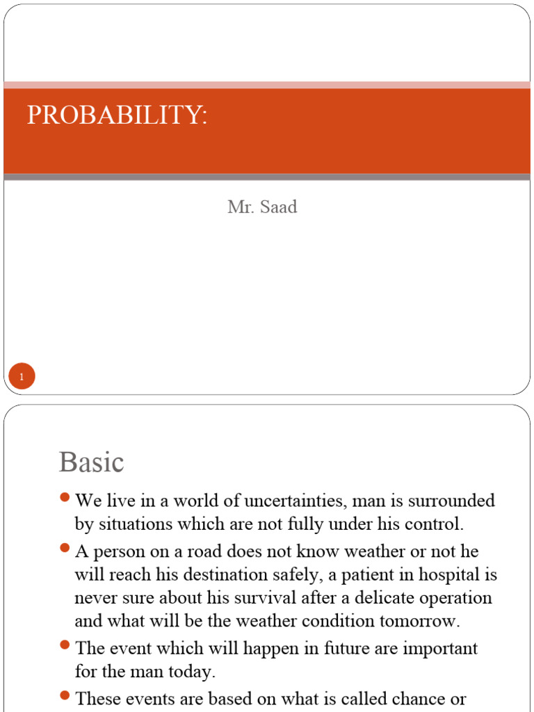 Probability | PDF