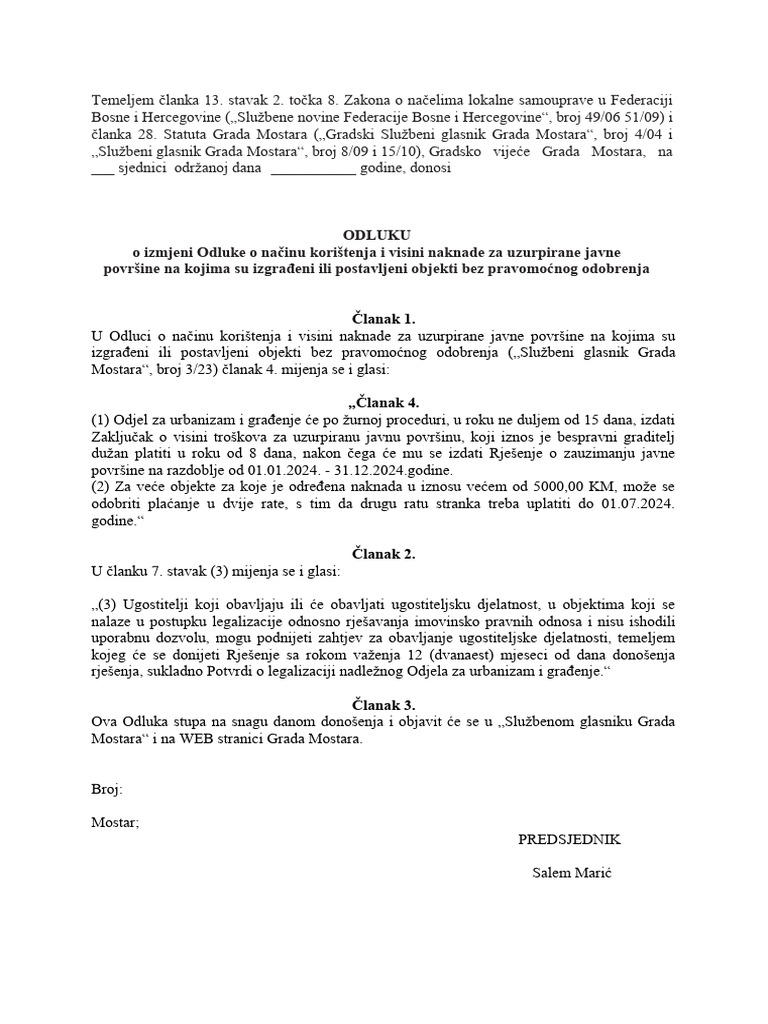 Uzurpacija-Izmjena 18.12 | PDF