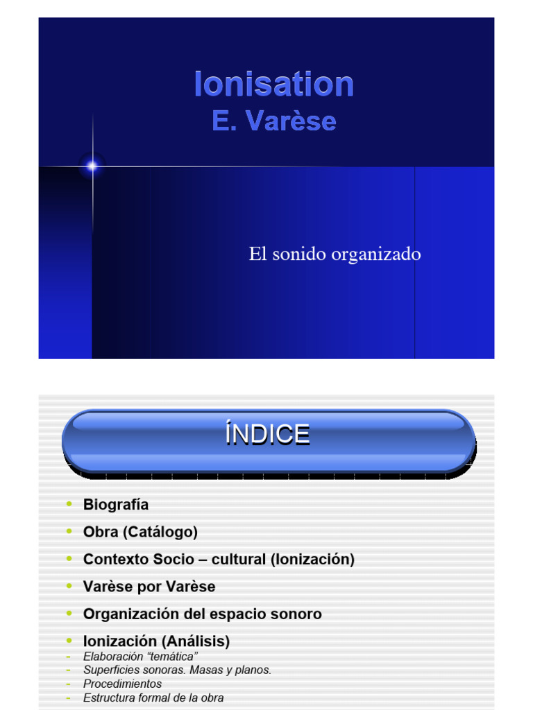 Ionisation Varése | PDF