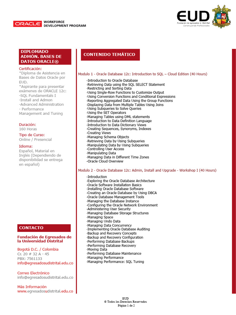 Pdfs Base De Datos Oracle Pdf Databases Application Software