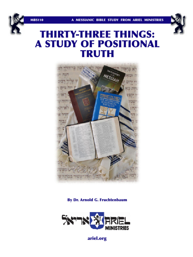 33 Things - Study of Positional Truth - mbs110m | PDF | Baptism | Jesus