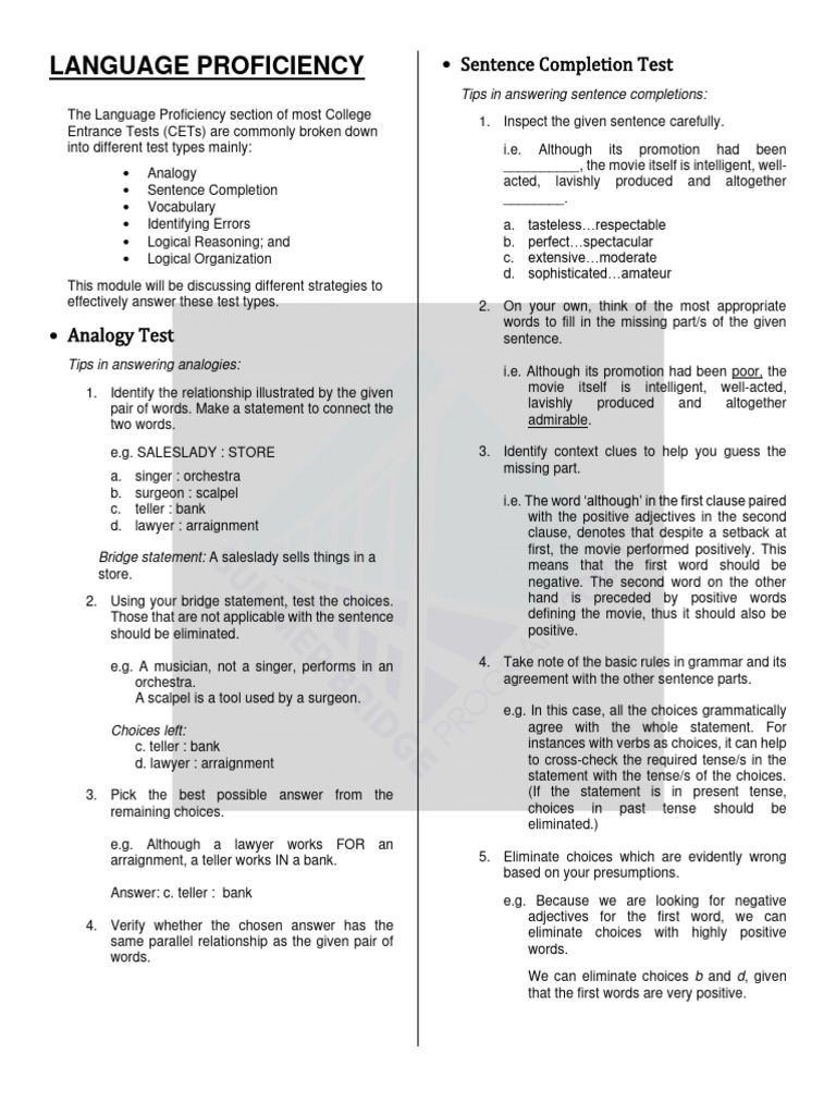 Language Proficiency | PDF | Grammatical Number | Plural