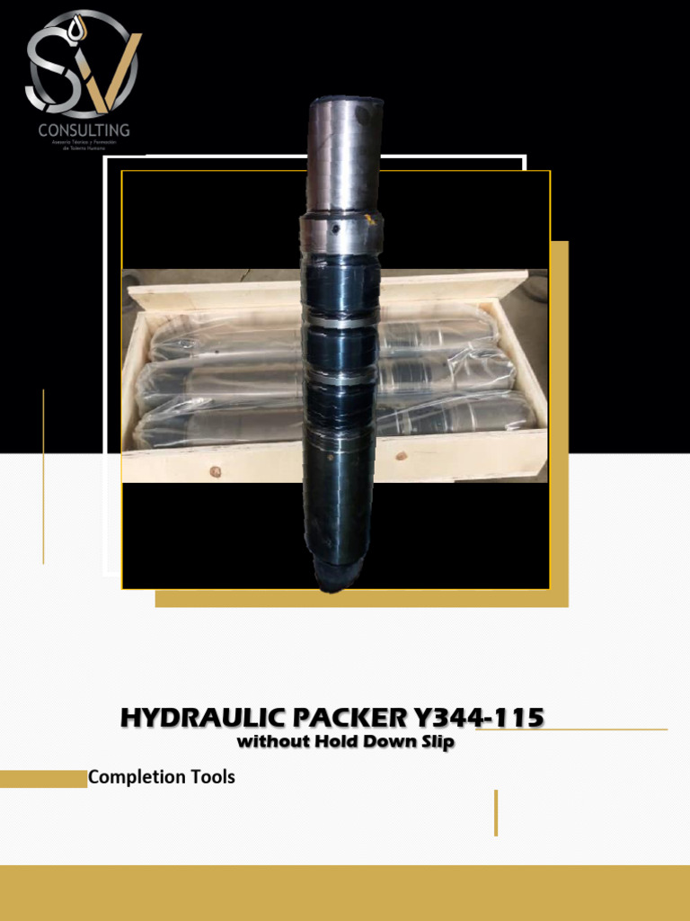 Packers Hidraulicos Y344-115 | PDF | Pistón | Presión