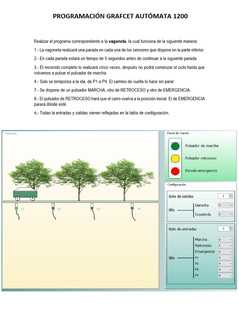 Programa para vagoneta automatizada | PDF | Negocios | Tecnología