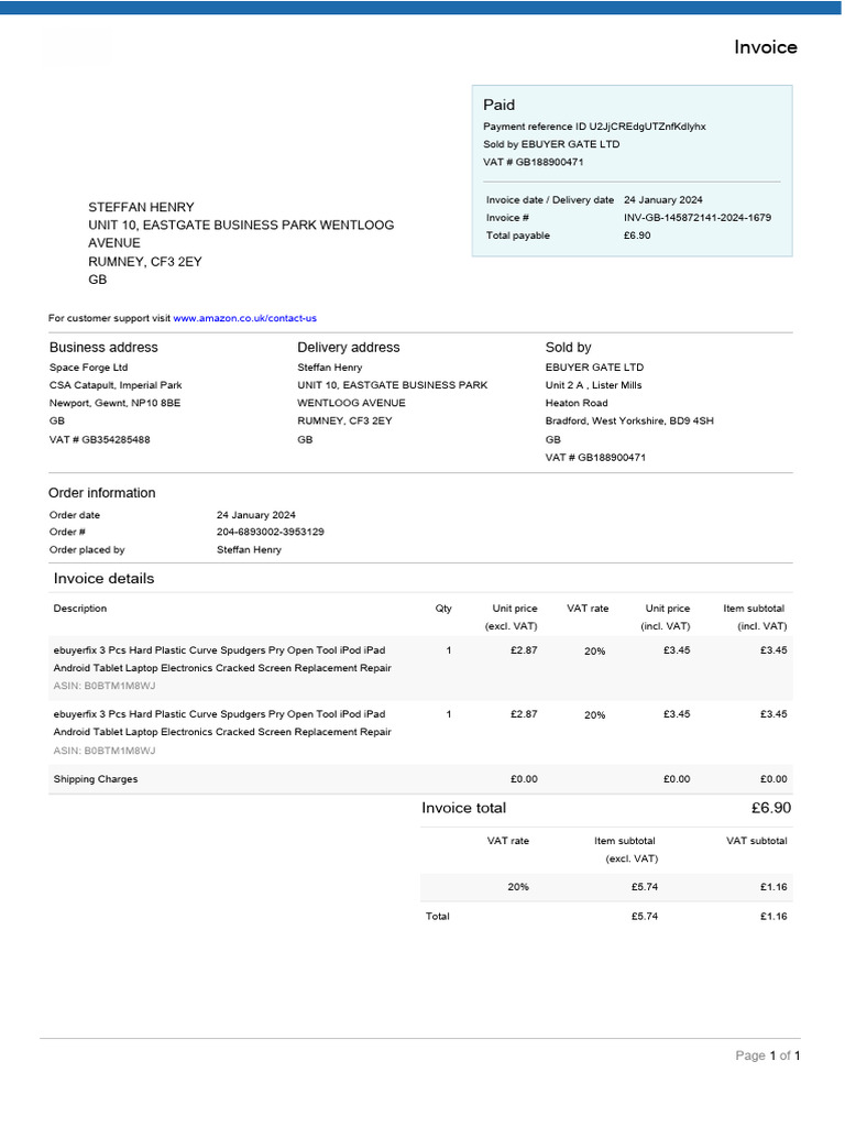 Invoice | PDF | Invoice | Value Added Tax