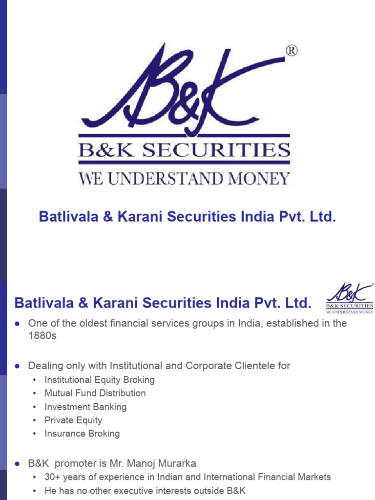 BK Company Profile.1 | PDF | Financial Analyst | Stocks