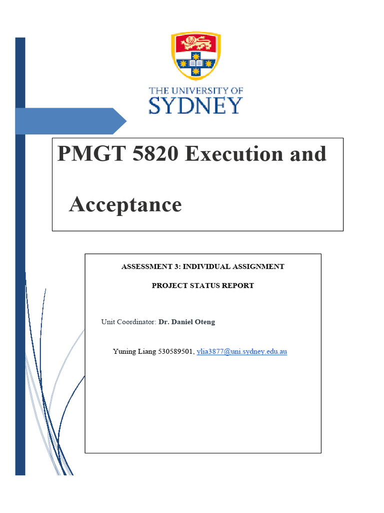 Project Status Report Edited | PDF
