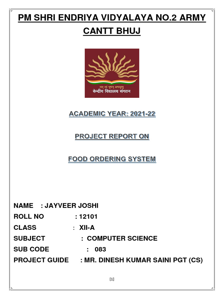 Cs - Project Karan Bhatt-1 | PDF | Computer File | Computing