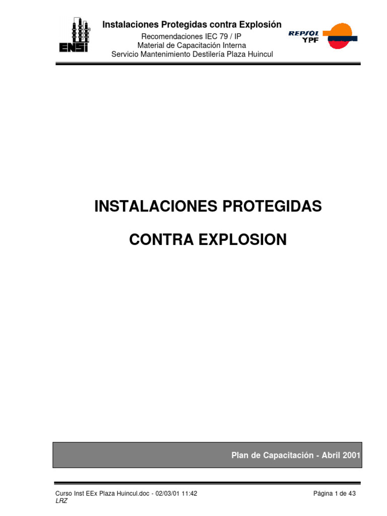 Instalaciones EEx | PDF