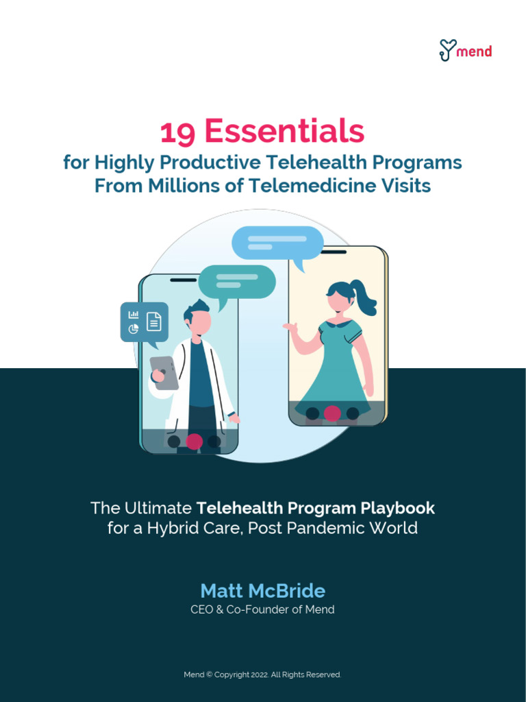 19 Essentials For Highly Productive Telehealth Programs | PDF | Health ...
