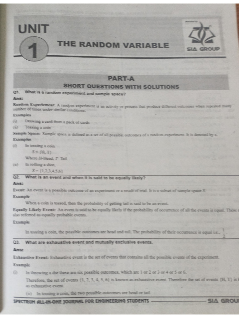 RVSP Unit1 | PDF