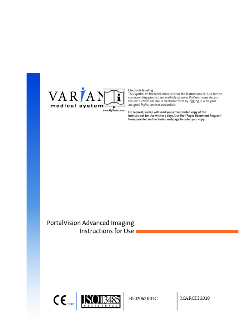 PortalVision Advanced Imaging Instructions For Use (En) | PDF