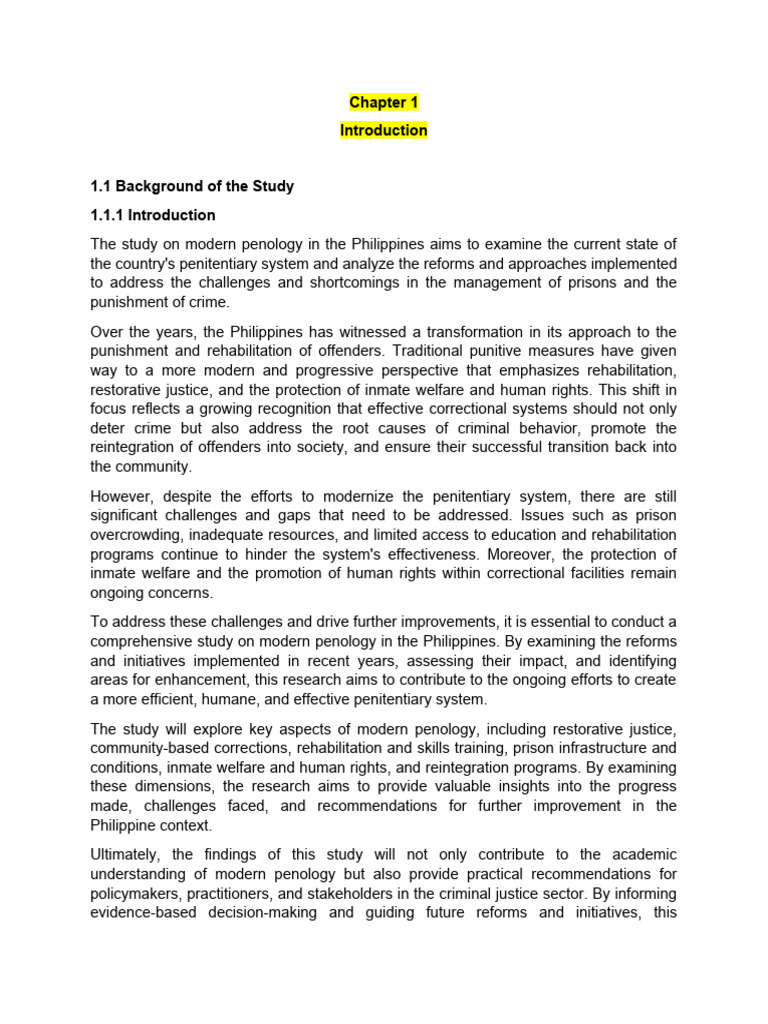 Modern Penology - Esca | PDF | Statistics | Prison