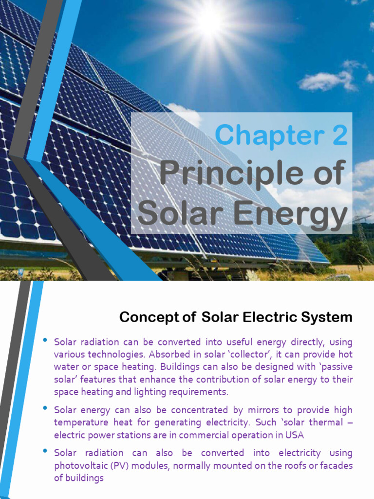 Chapter 2 - Principles of Solar Energy Update | PDF | Home & Garden