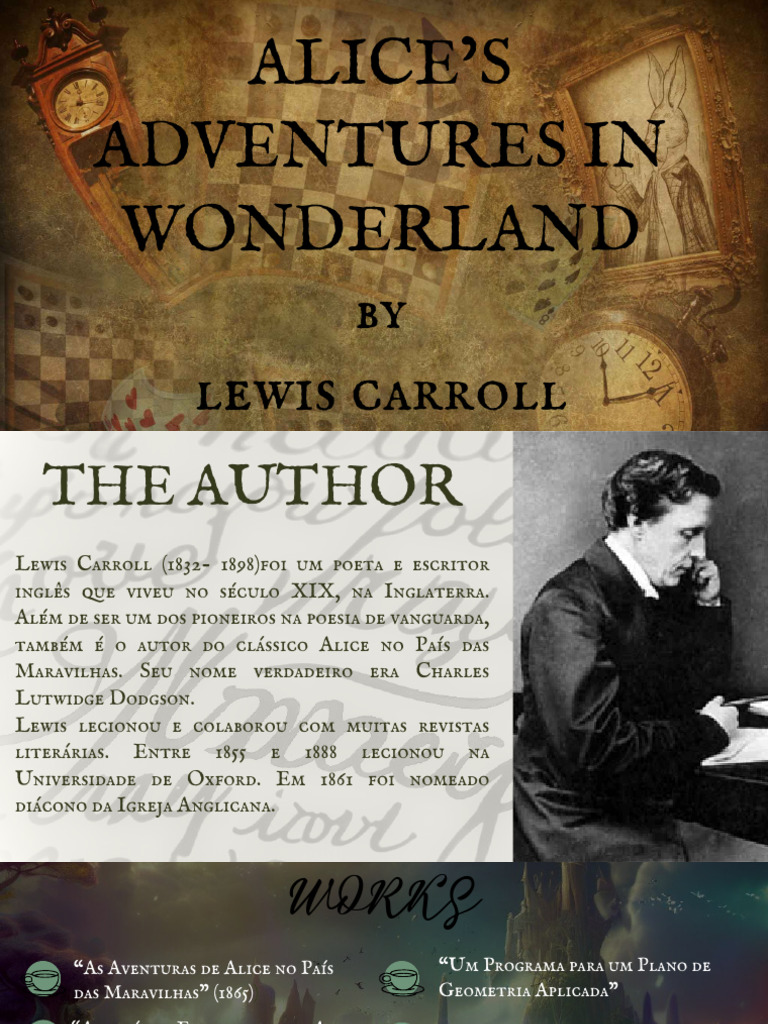 ALICE INWONDERLAND | PDF | Alice no País das Maravilhas