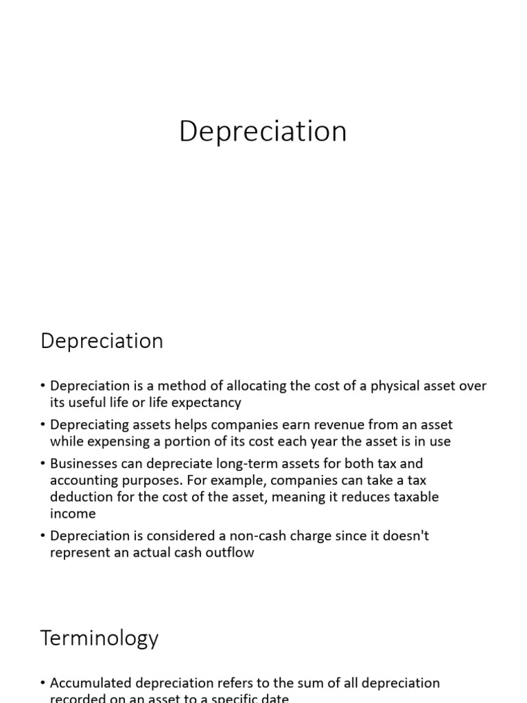 Depreciation | PDF