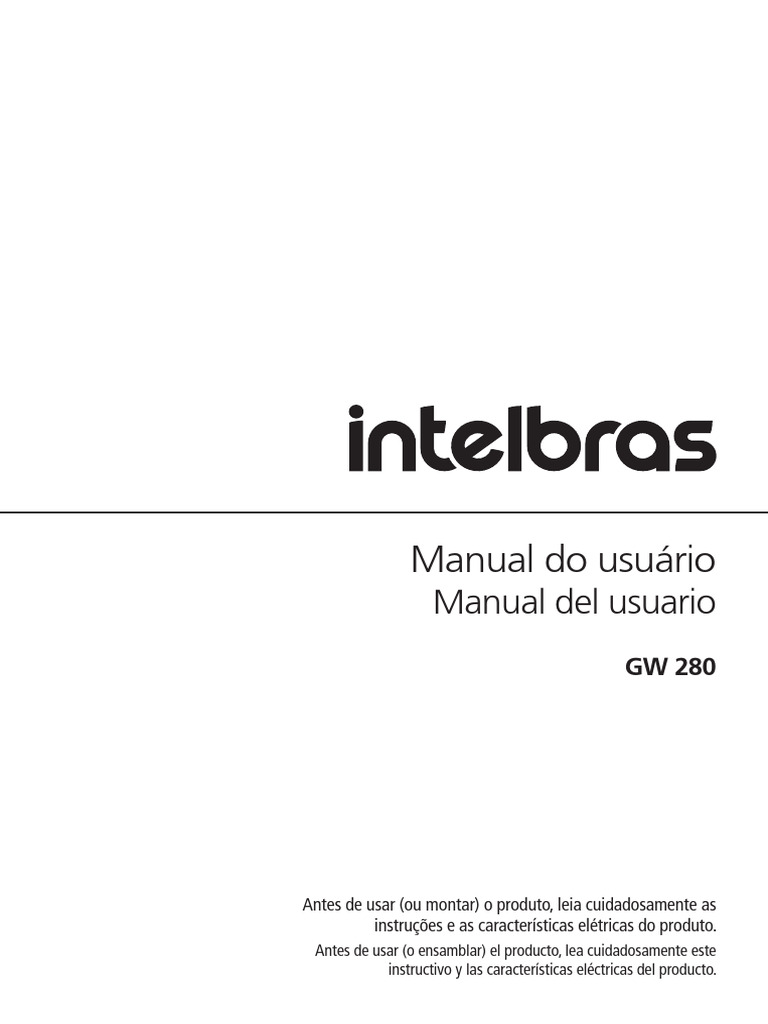 Manual Do Usuario GW 280 Bilingue 02-19 | PDF