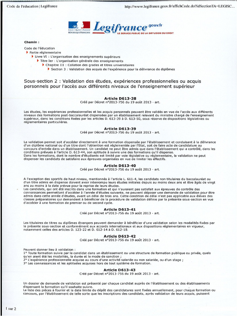 Code de Leducation | PDF