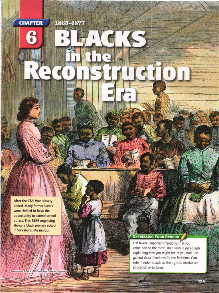 Blacks in the Reconstruction Era | PDF