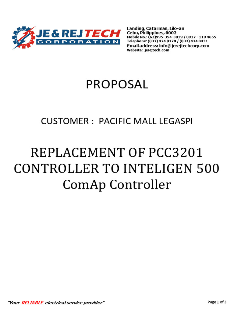 Rej Tech Quotation | PDF