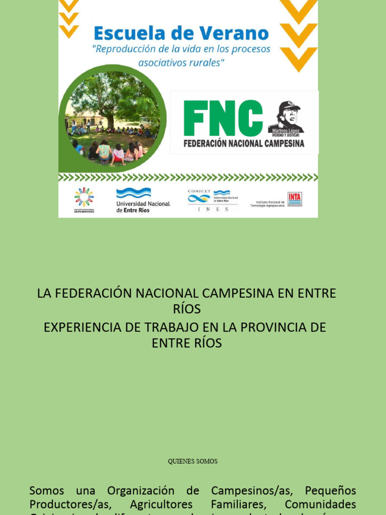 JORNADA 14 de Febrero FNC | PDF | Agricultura | Economias