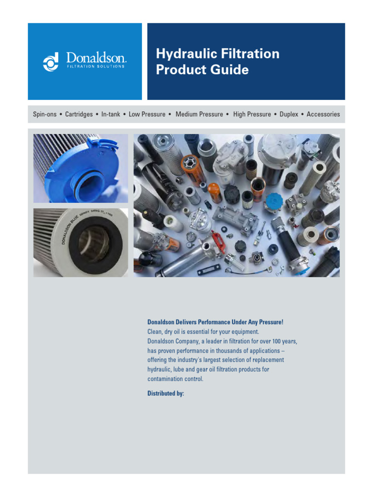 Hydraulic Filtration Product Guide | PDF