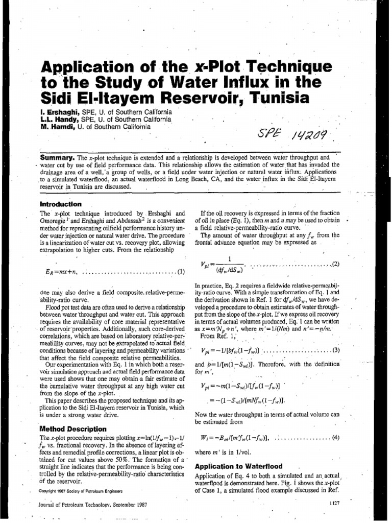 7 - SPE-00014209 X-Plot Technique | PDF