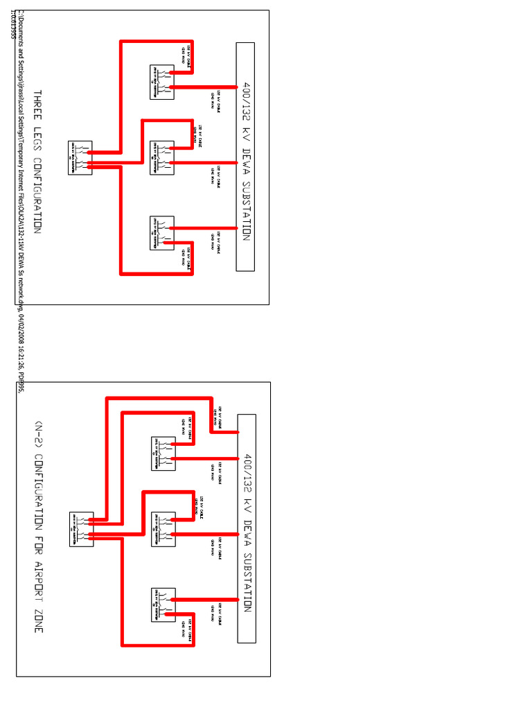 132-11kV DEWA Ss Network Model | PDF