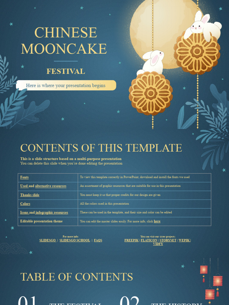 Chinese Mooncake Festival Presentation | PDF | Planets | Mercury (Planet)