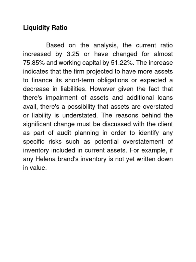 Liquidity Ratio Info Pdf
