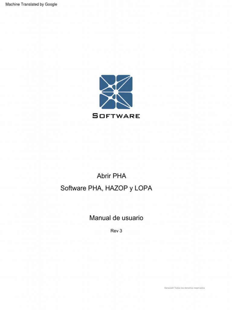 Open PHA Users Manual Rev 3 | PDF