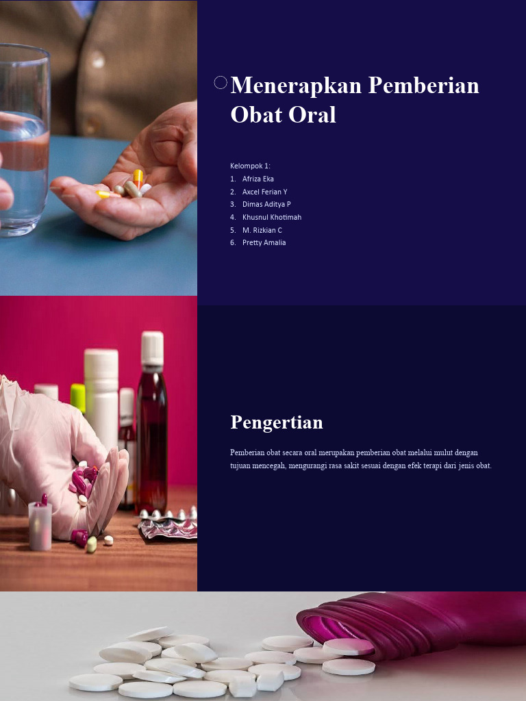 Panduan Pemberian Obat Oral | PDF