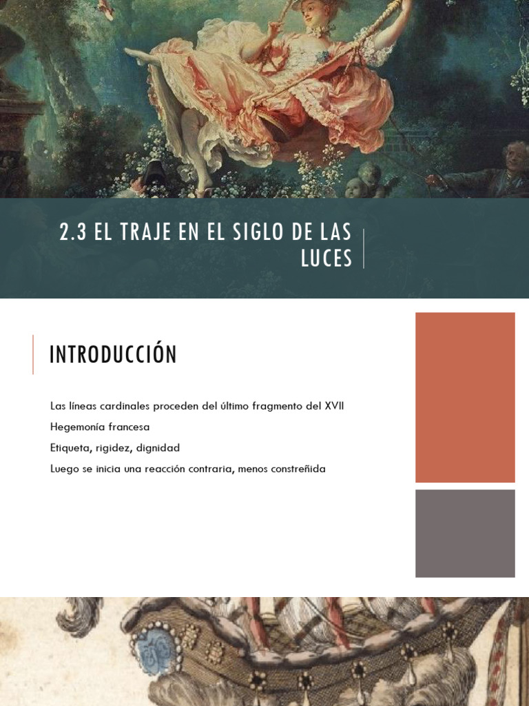 El Traje en El Siglo de Las Luces | PDF | Ropa | Cuerpo humano