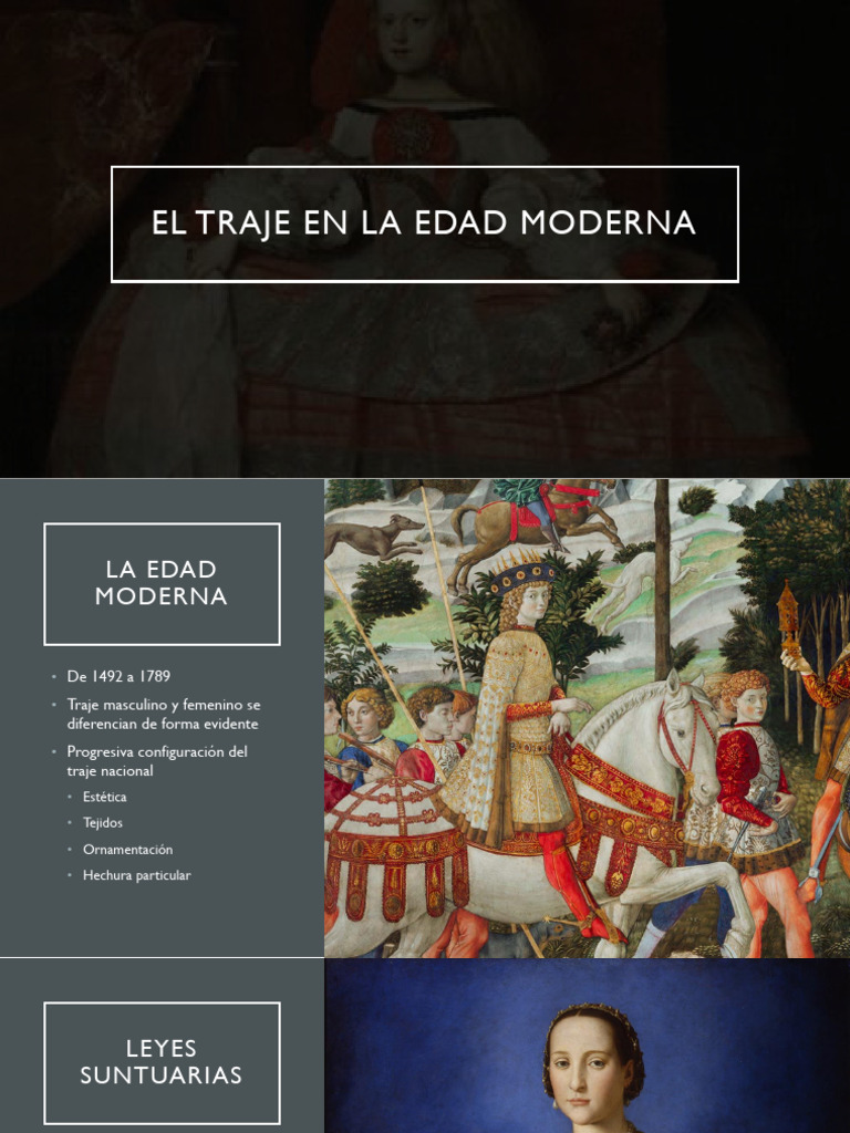 2.2 El Traje en La Edad Moderna | PDF