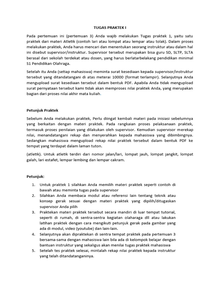 Tugas Praktek 1 2 | PDF