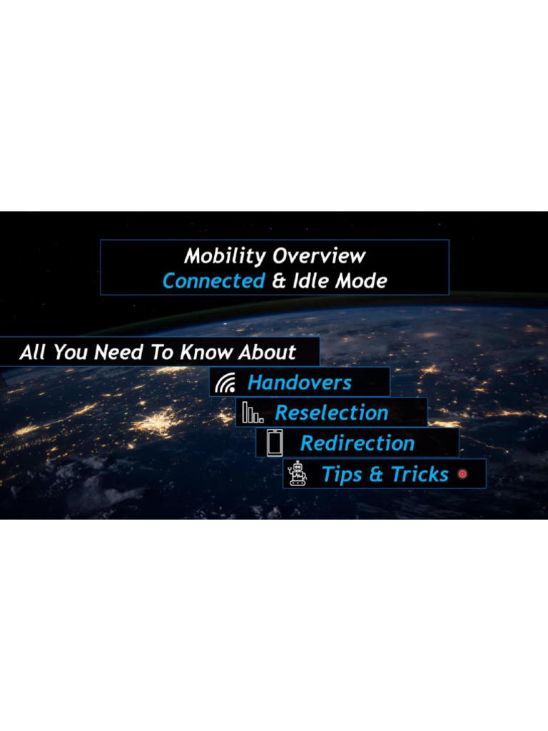 LTE Mobility | Download Free PDF | Computer Networking | Electronics