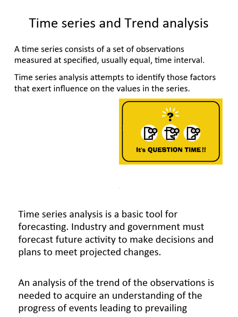 UNIT 2 Time Series | PDF
