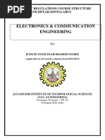 R22 B.Tech. CSE (AIML) I Year Syllabus | PDF | Eigenvalues And ...