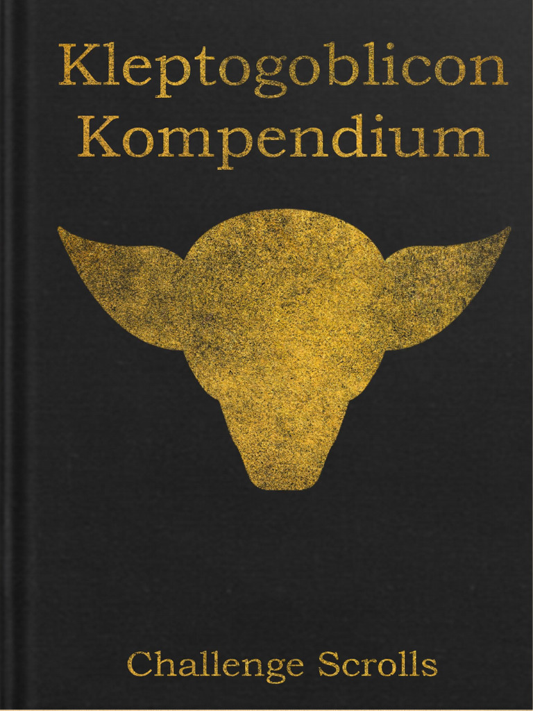 Challenge Scrolls - Volume 1 - Cardboard Anvil | PDF
