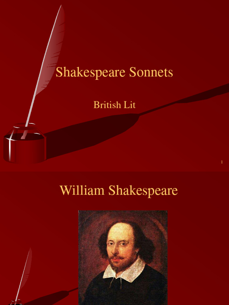Shakespeare Sonnets Pdf