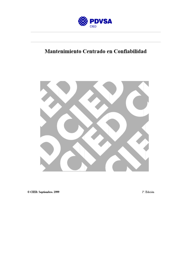 MCC Manual Cap1 | PDF | Ingeniería de confiabilidad