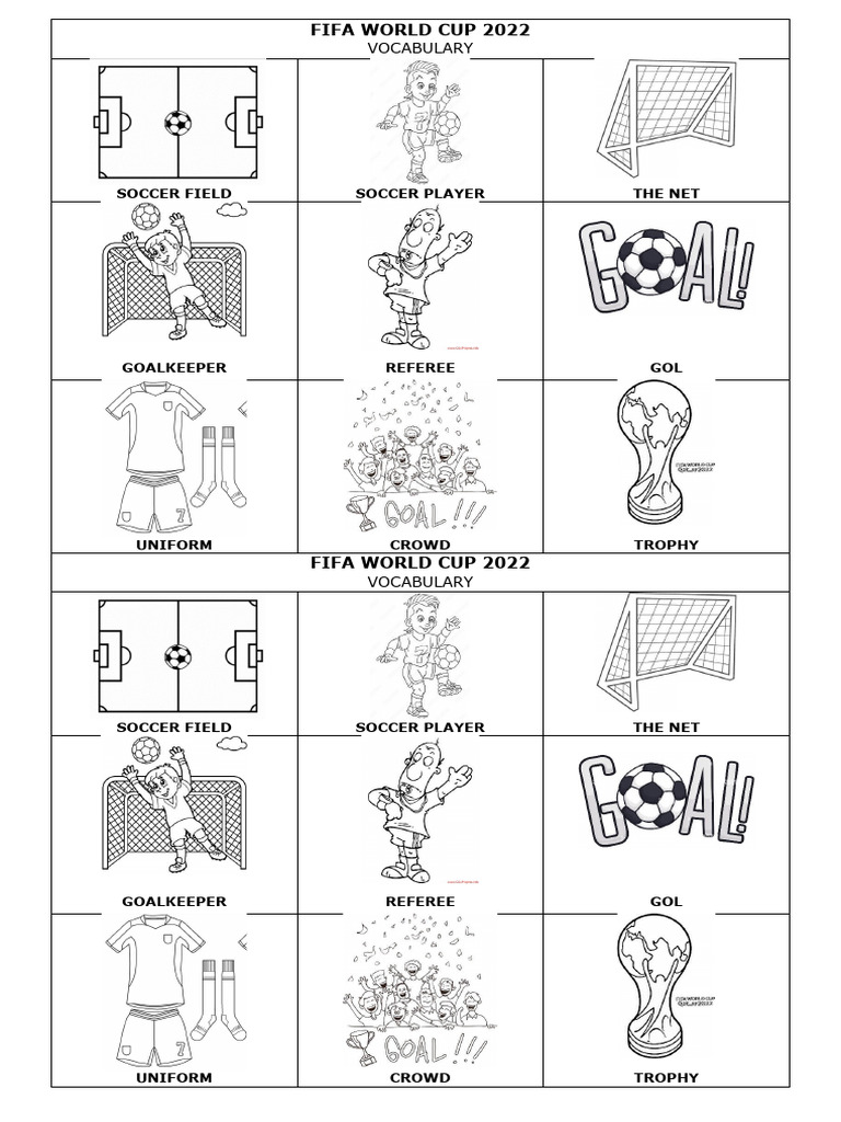Soccer-Word Cup Vocabulary | PDF