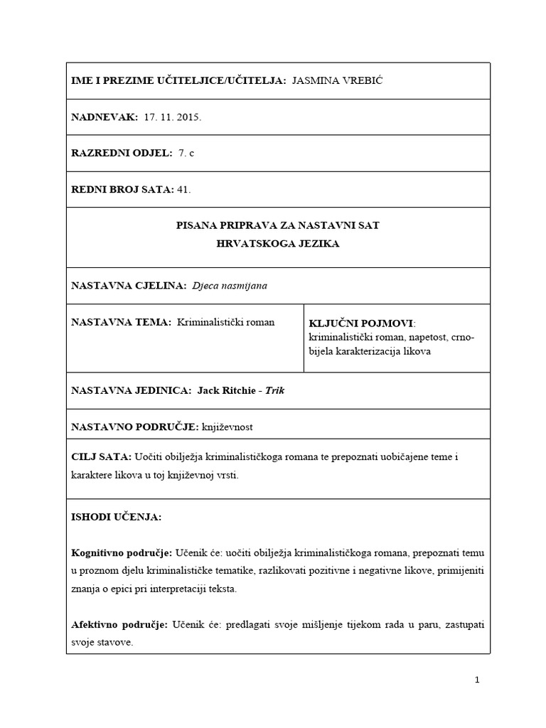 Jack Ritchie - Trik | PDF