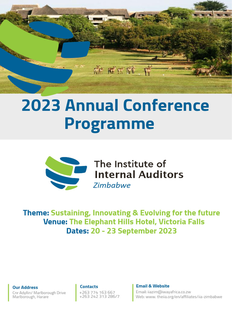 Zimbabwe Internal Auditors Conference 2023 | PDF | Internal Audit | Audit